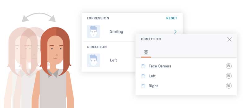 Contemporary Characters - Facing Direction - Vyond Product Releases