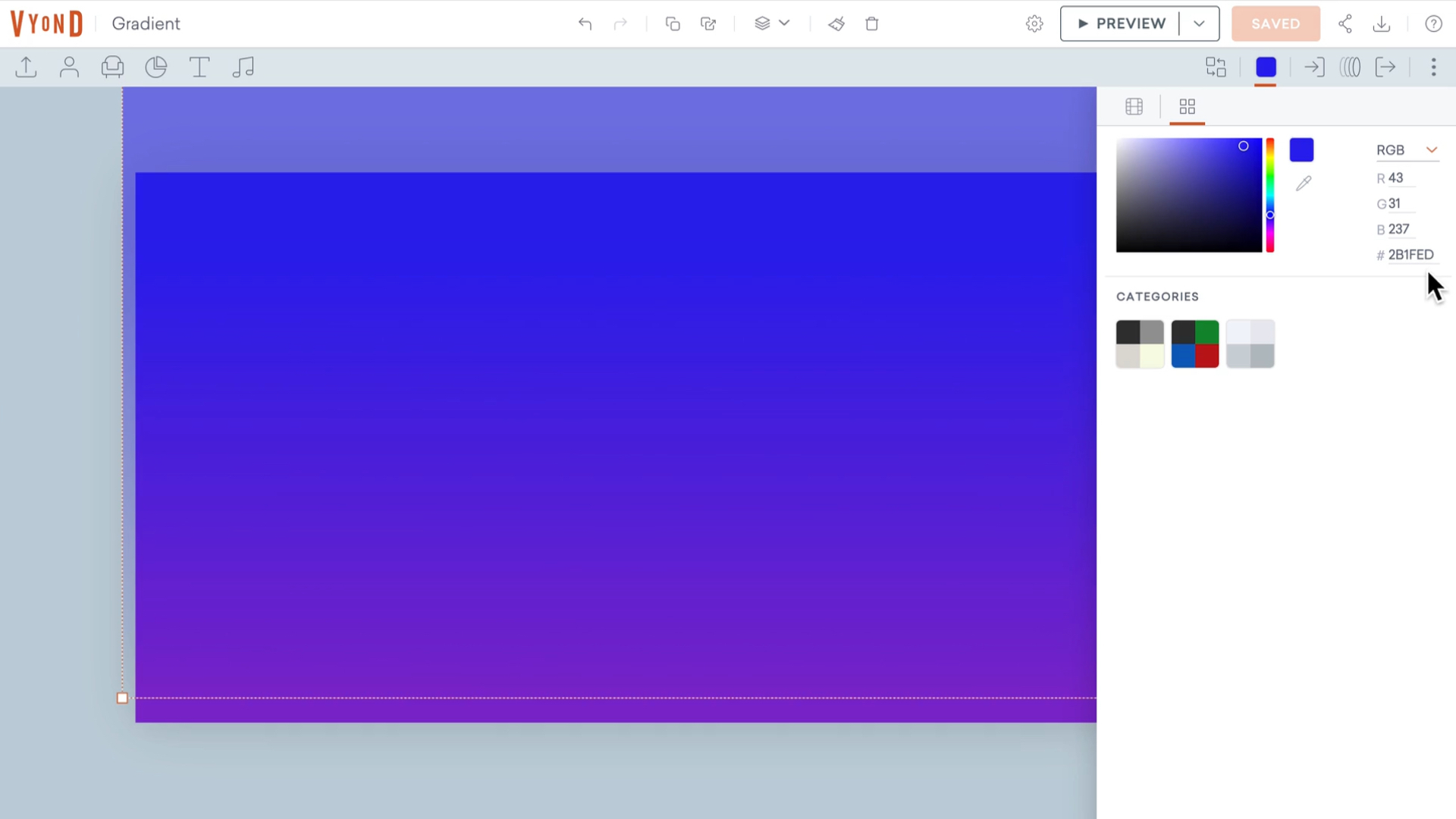 Making a Smooth Color Gradient - Vyond Product Releases