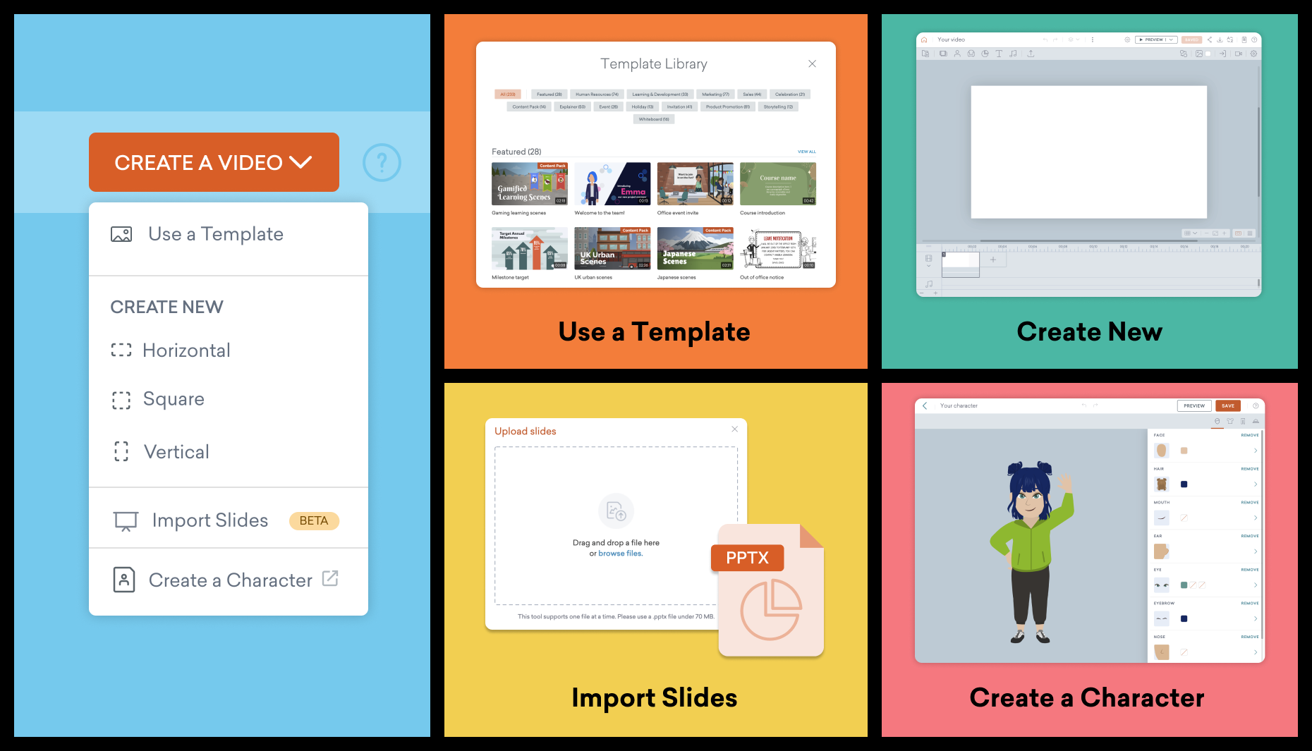 New Resources to “Create A Video” - Vyond Product Releases