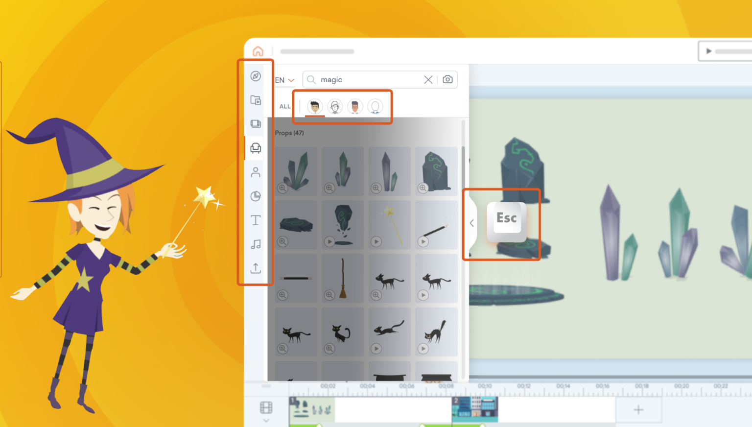 More Intuitive Search and Browse Experience, Part 3 - Vyond Product ...