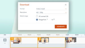 Download a Select Range of Scenes - Vyond Product Releases