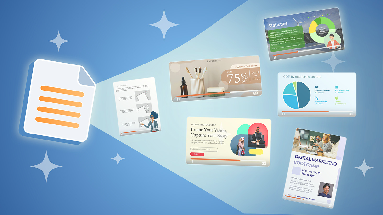 Transform Documents into Dynamic Videos - Vyond Product Releases