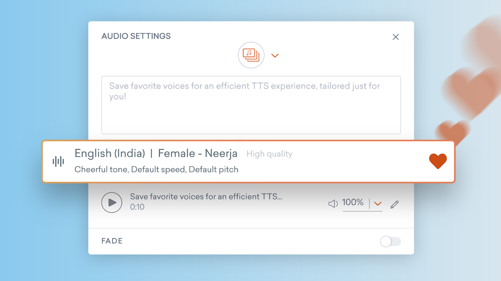 Favorite Voice List - Vyond Product Releases