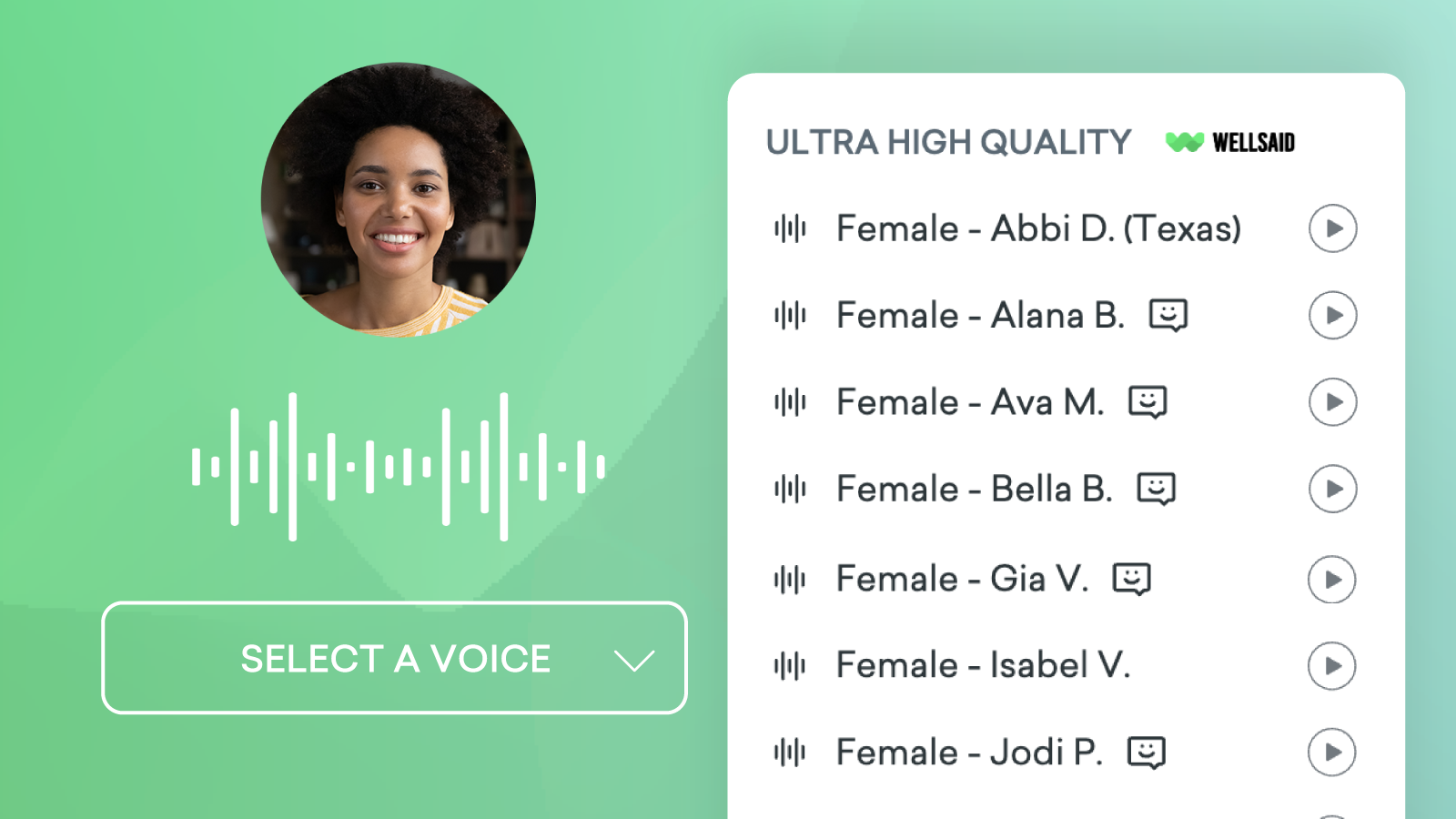 Professional Users Trial WellSaid Voices - Vyond Product Releases